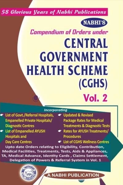 Compendium of Orders Under Central Government Health Scheme (CGHS) (In 2 Volumes)